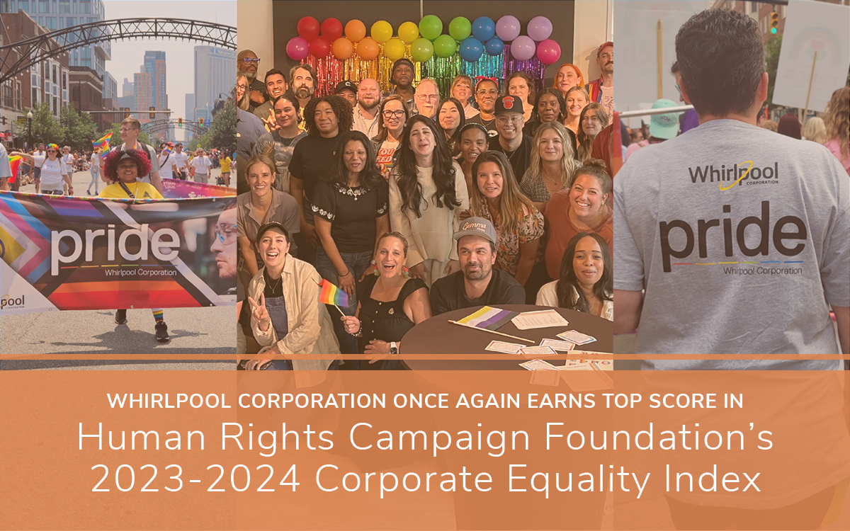 Whirlpool Corporation Once Again Earns Top Score In Human Rights Campaign Foundation’s 2023-2024 ...