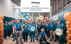 Whirlpool Corp.’s North American washer and dishwasher plants achieve ...